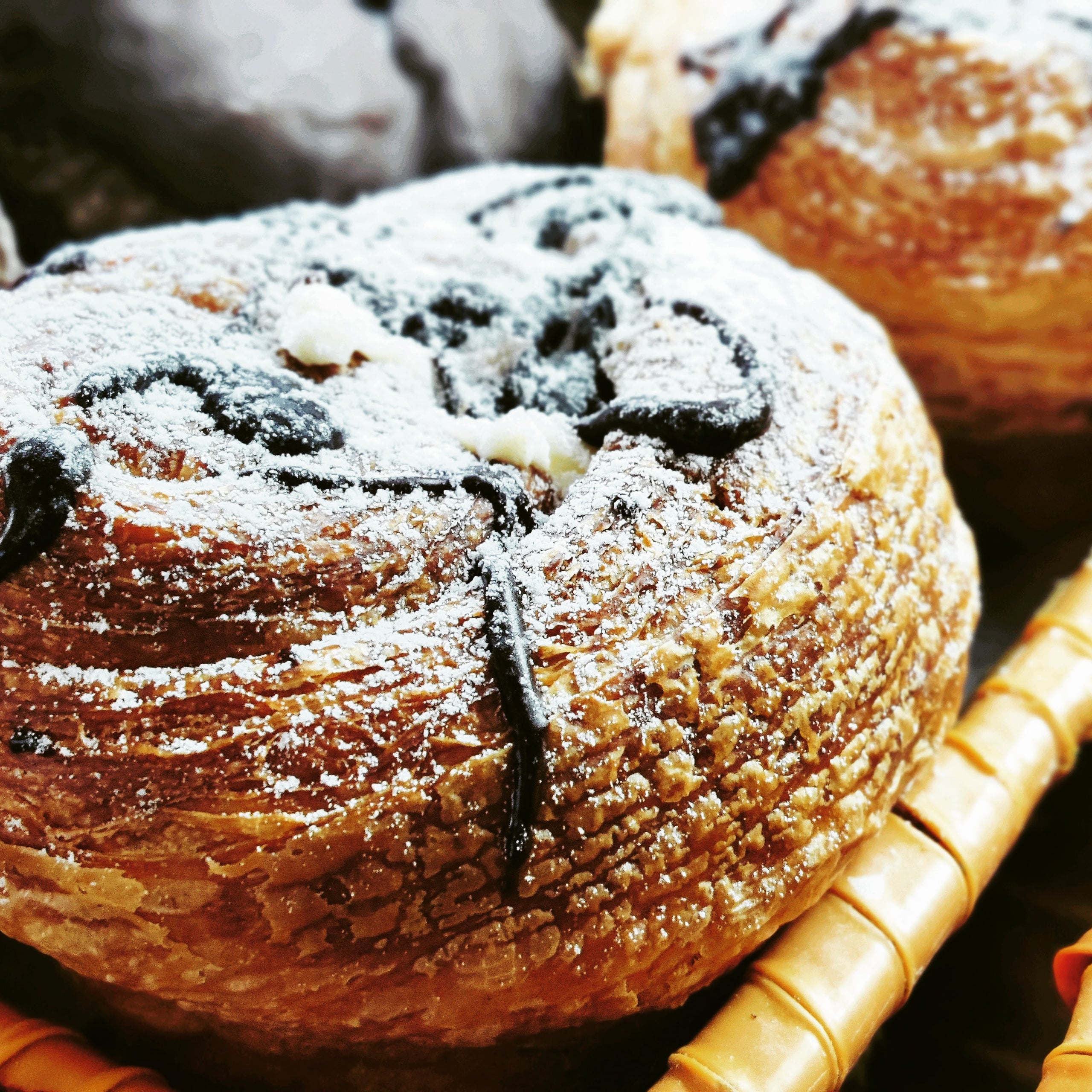 Peppermint Chocolate Cream Cruffin | The Flour Shop Online